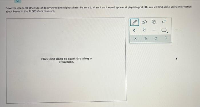 Solved Draw the chemical structure of deoxythymidine | Chegg.com