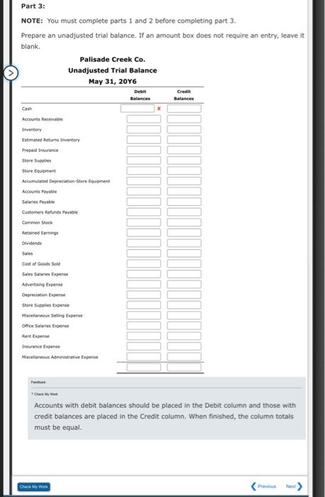 Solved Part 3: NOTE: You must complete parts 1 and 2 before | Chegg.com