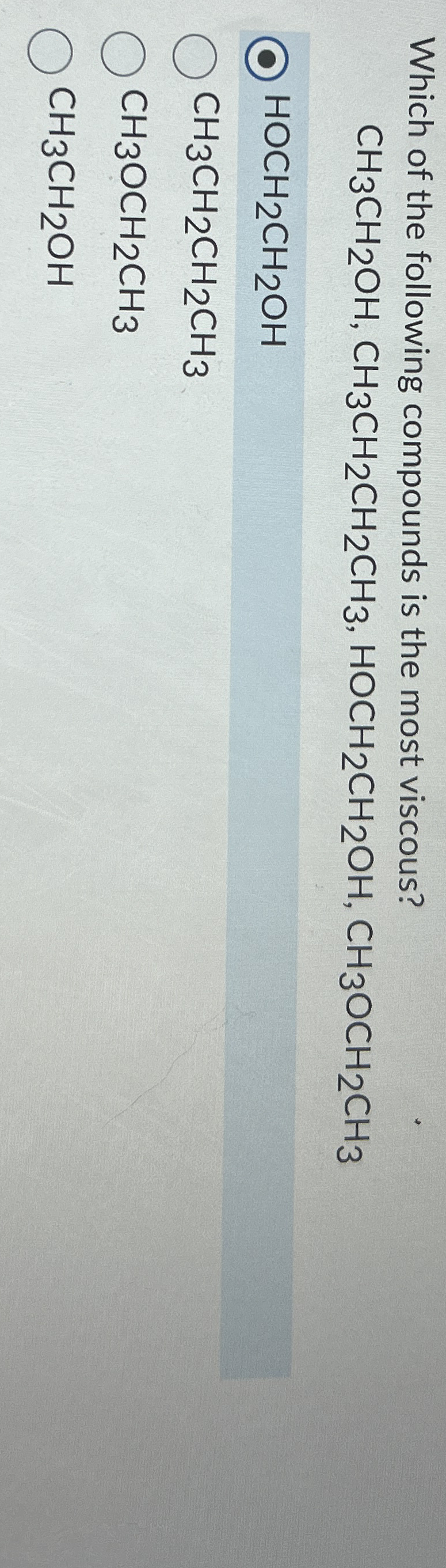 Solved Which of the following compounds is the most | Chegg.com