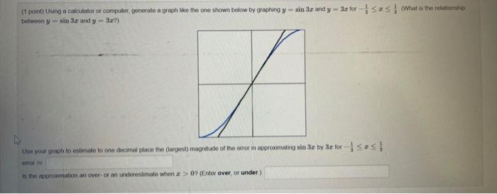 Solved ct point Using a calculator or computer generato a | Chegg.com
