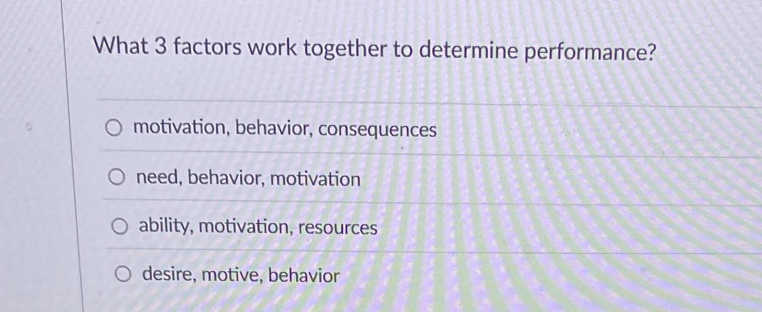 High Quality SOLUTION What 3 ﻿factors work together to determine ...