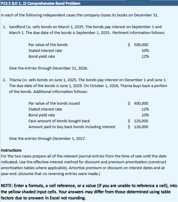 Solved In each of the following independent cases the | Chegg.com