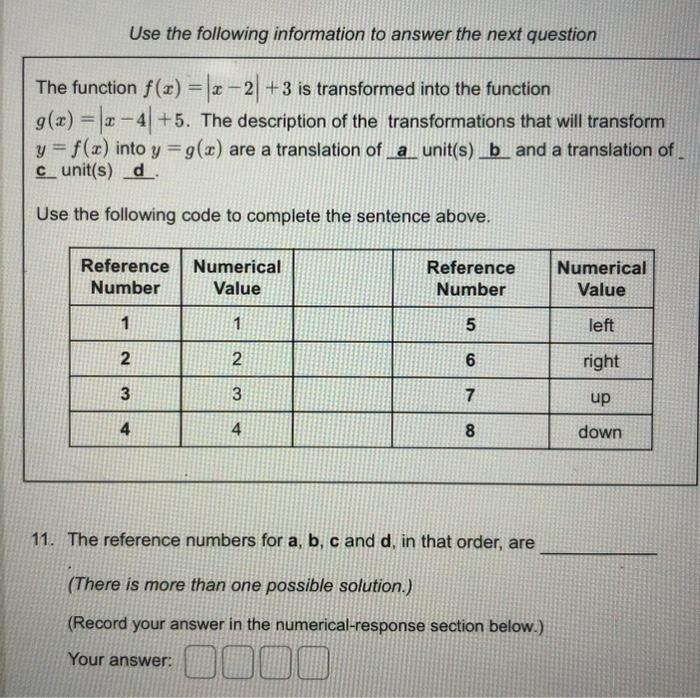 Solved The function f(x)=∣x−2∣+3 is transformed into the | Chegg.com