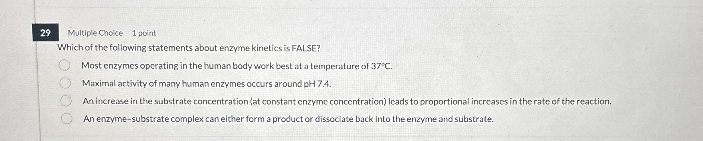 Solved Multiple Choice 1 ﻿pointWhich of the following | Chegg.com