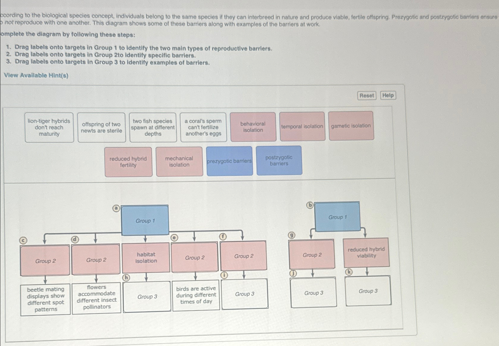 Solved coording to the biological species concept, | Chegg.com