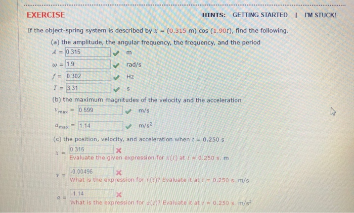 Solved I'M STUCK! LALNCIOLI EXERCISE HINTS: GETTING STARTED | Chegg.com