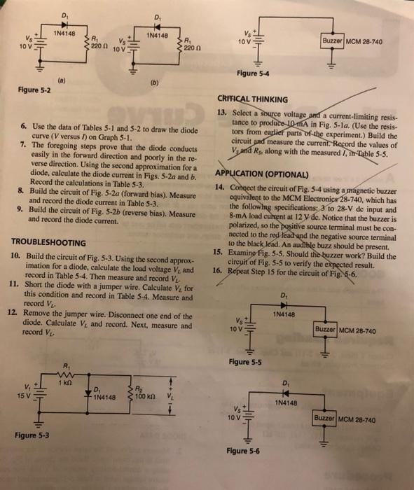 Solved Experiment 5 The Diode Curve A resistor is a linear | Chegg.com