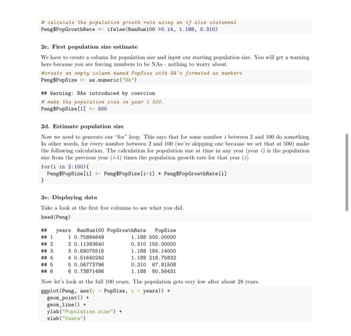 Solved INTRODUCTION Population viability analysis (PVA) is a | Chegg.com
