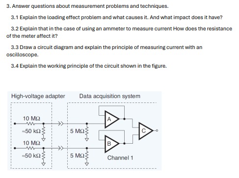 Solved Answer questions about measurement problems and | Chegg.com