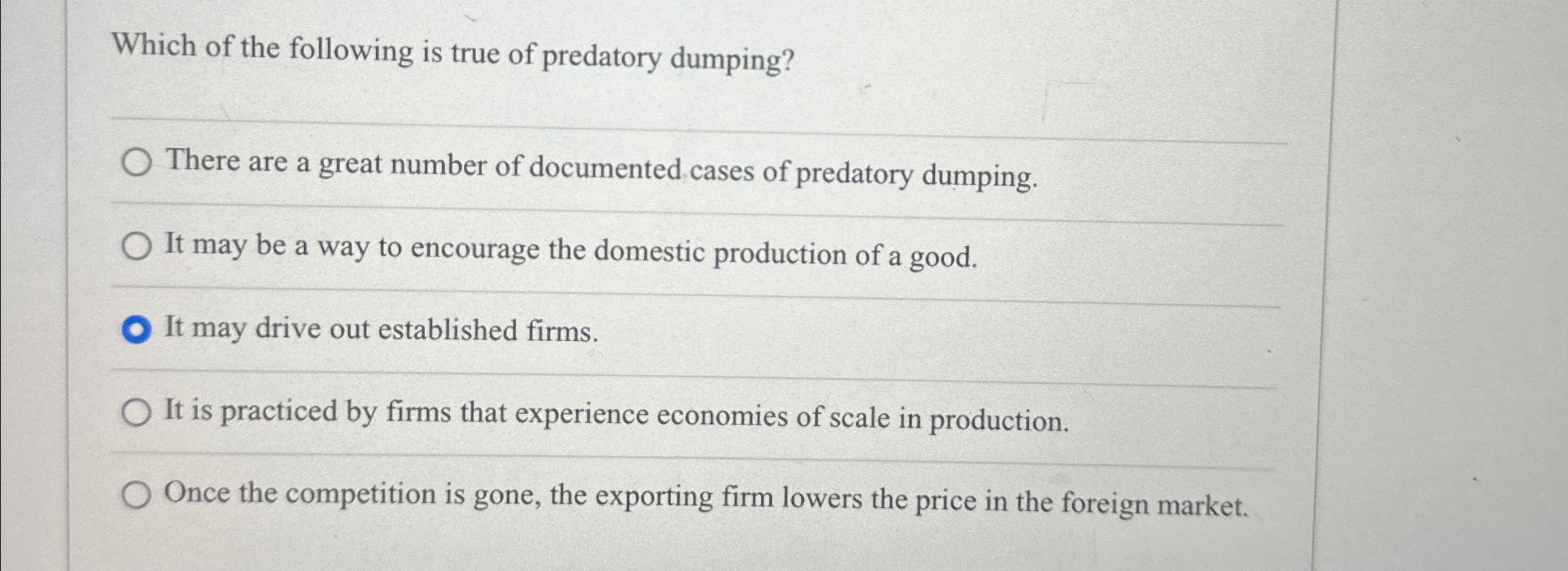 Solved Which of the following is true of predatory | Chegg.com