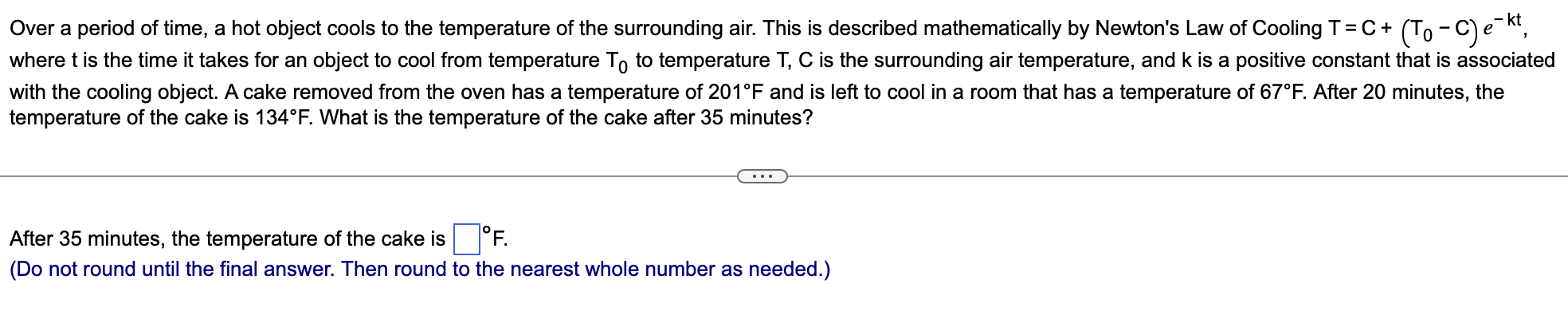 Solved Over a period of time, a hot object cools to the | Chegg.com