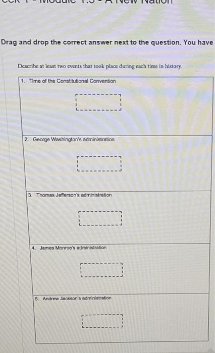 Solved Drag and drop the correct answer next to the | Chegg.com