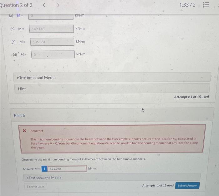 Solved Use divcontinuity functions to develop the load | Chegg.com