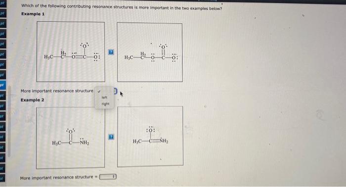 Solved Which of the following contributing resonance | Chegg.com