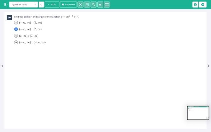 Solved 10 Find the dornain and range of the function | Chegg.com