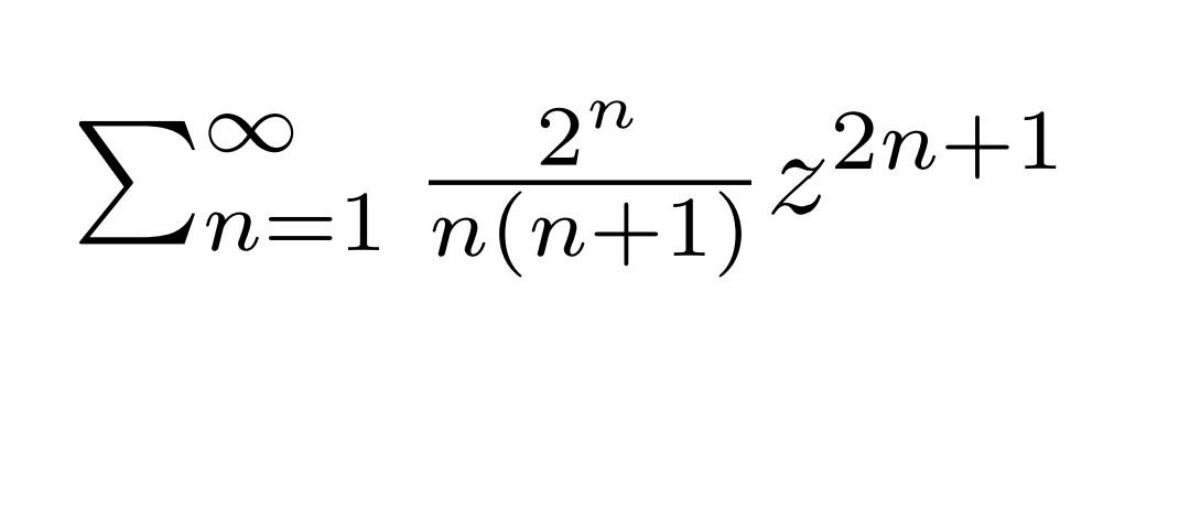 Solved Shows the center and the convergence radius of the | Chegg.com