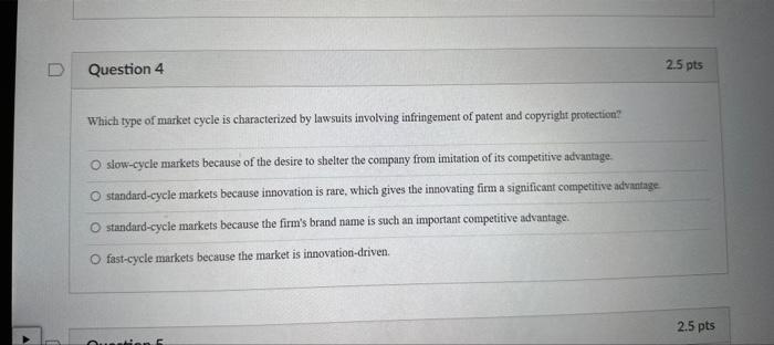 Solved Which type of market cycle is characterized by | Chegg.com
