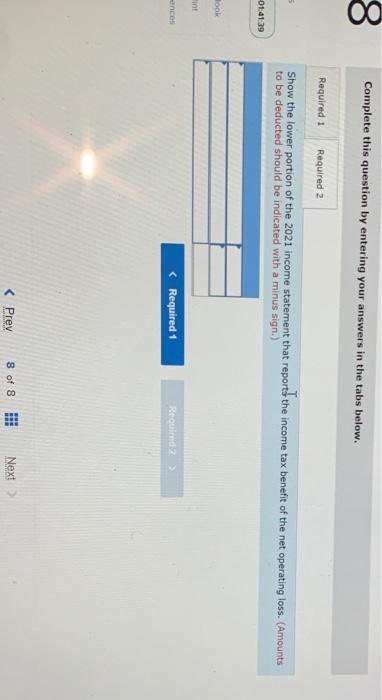 Solved Exercise 16-23 (Algo) Net operating loss carryforward | Chegg.com
