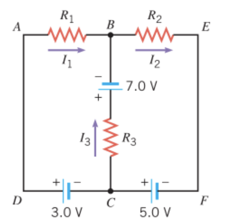 Solved Apply Kirchhoff's Rules. The following image | Chegg.com