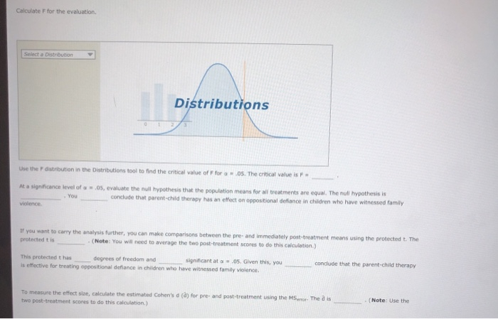Solved 5. Effect size and multiple comparisons with | Chegg.com