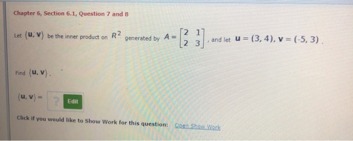 Solved Chapter 6, Section 6.1, Question 28a Suppose that u, | Chegg.com