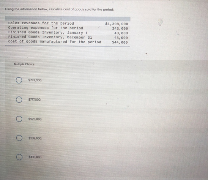 Solved Which of the following items does not represent a | Chegg.com