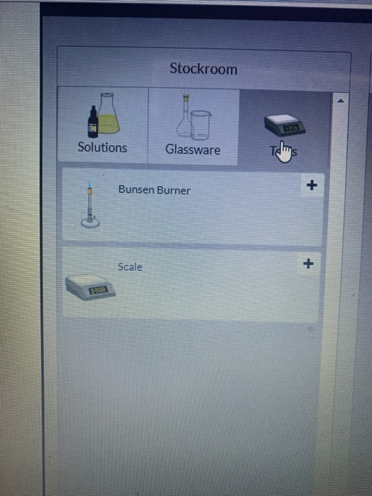 We are using chemcollective.org/vlab/92. these are | Chegg.com