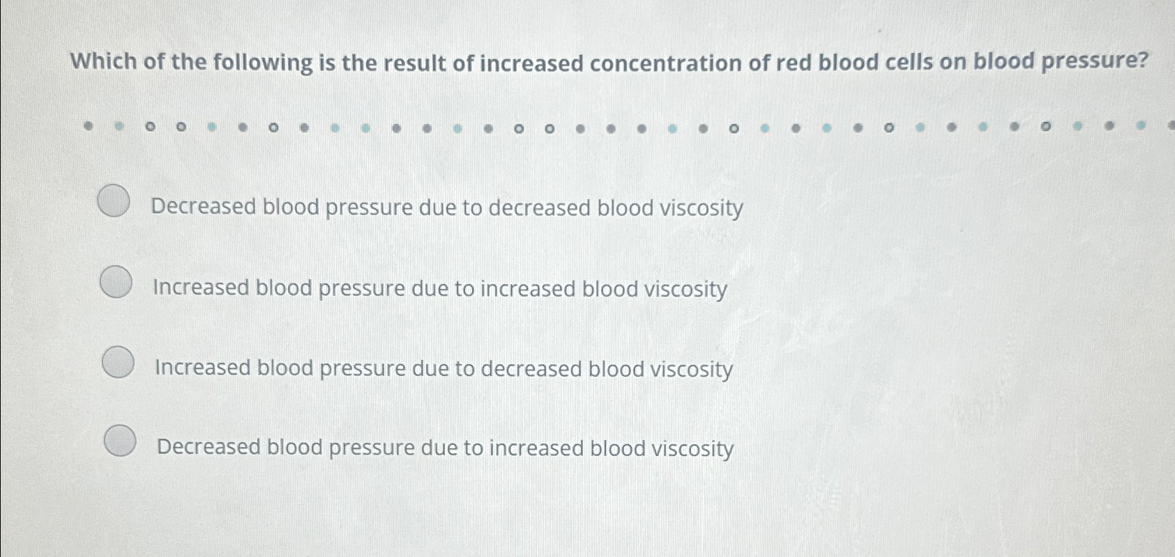 Solved Which of the following is the result of increased | Chegg.com