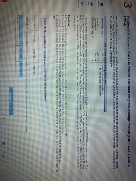 Solved Problem 5-14 Analysis of Work In Process | Chegg.com