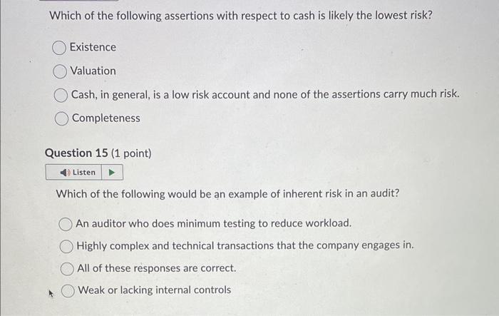 Solved Which of the following assertions with respect to | Chegg.com