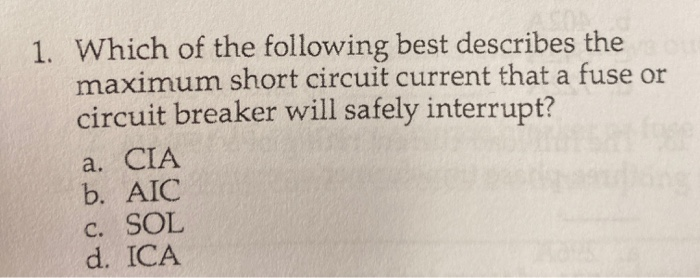 Solved 1. Which of the following best describes the maximum | Chegg.com
