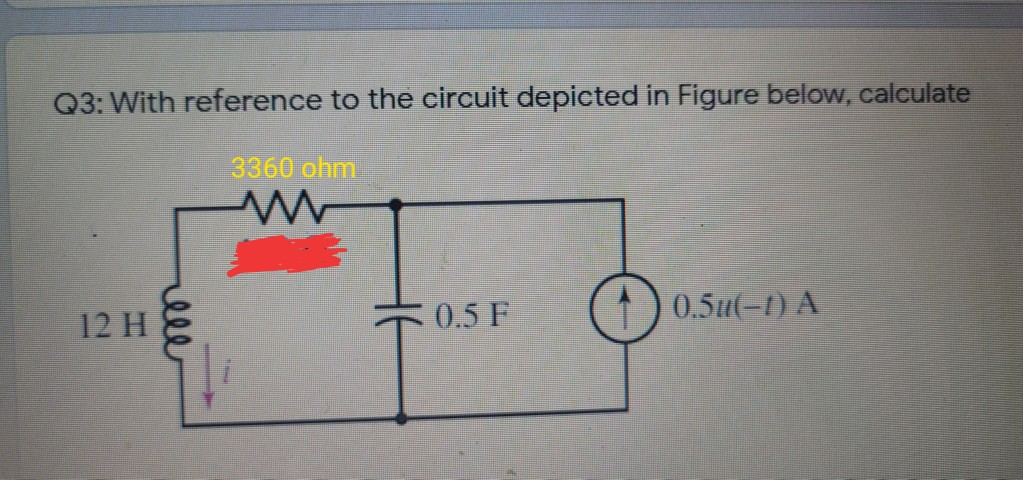 Solved Calculate a) neper frequency b) wo (resonant | Chegg.com