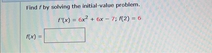 Solved Consider the following initial-value problem. | Chegg.com