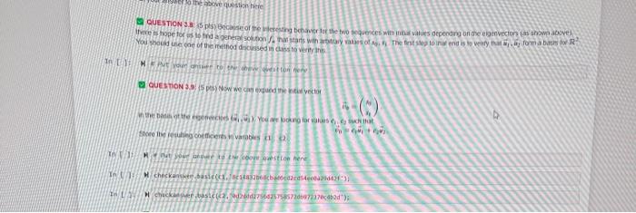 3. Eigenvalues and eigenvectors: solving difference | Chegg.com