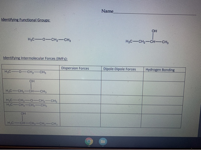 Solved Name Identifying Functional Groups: OH H3CO-CH2-CHE | Chegg.com