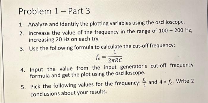 Solved 1. Plotting the circuit of Figure 1.Problem 1 - Part | Chegg.com
