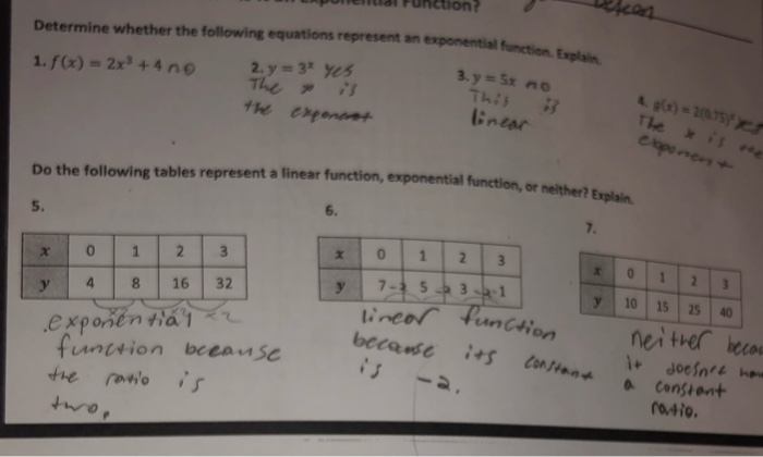Solved Exponential Functions - Evaluating Exponential | Chegg.com