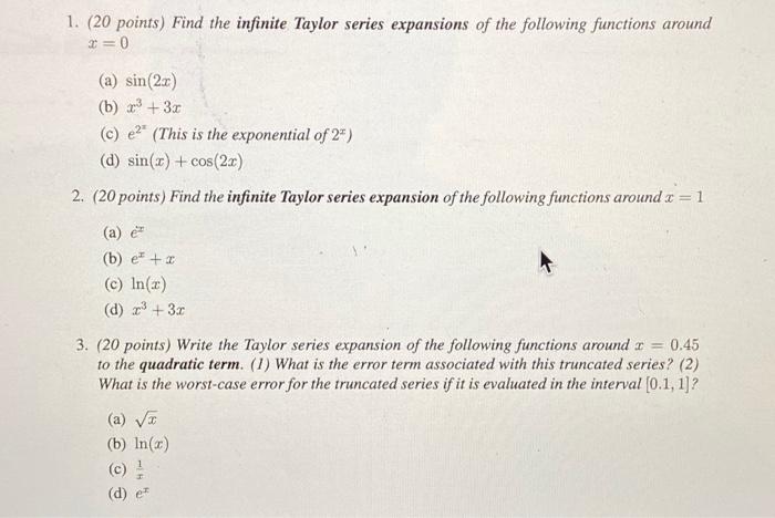 Constant Slope Method (a) (10 points) Show the first | Chegg.com
