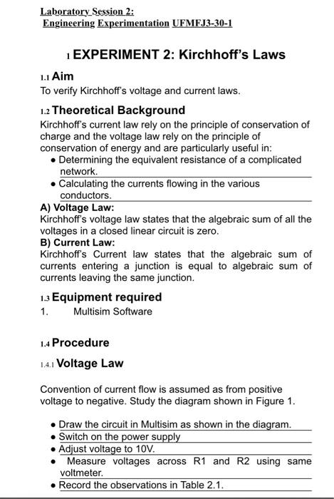 Solved Laboratory_Session 2: Engineering Experimentation | Chegg.com