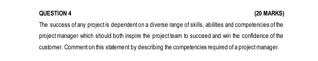Solved Project management please add indpeth, correct | Chegg.com