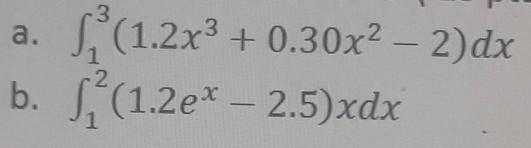 Solved using modified trapezoidal, 1/3 simpson's rule and | Chegg.com