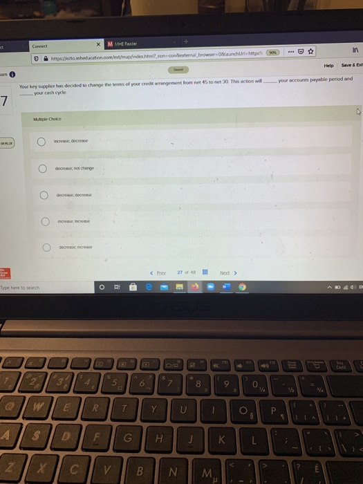 Solved Connect X M MHE Rede | Chegg.com