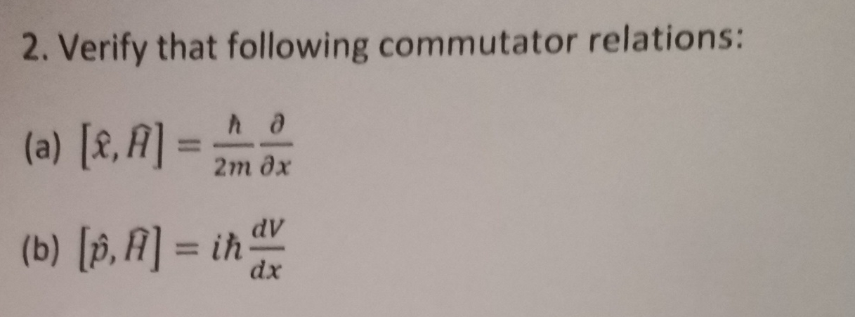 Solved Verify that following commutator | Chegg.com