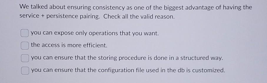 Solved In class, we demonstrated a pairing of Persistence | Chegg.com