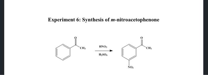 Solved Experiment 6: Synthesis of | Chegg.com