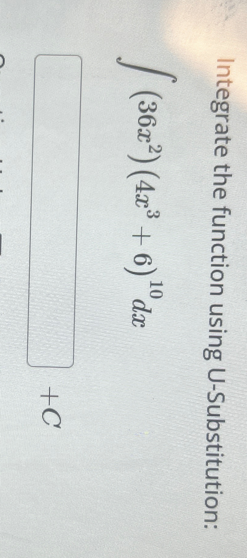 Solved Integrate the function using | Chegg.com