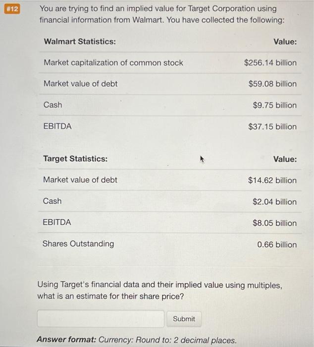 Solved Answer format: Currency: Round to: 2 decimal places. | Chegg.com