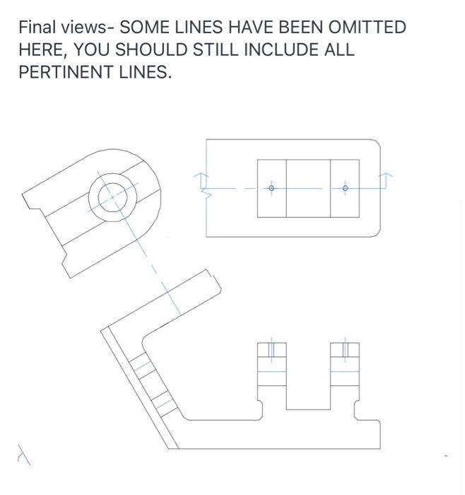 Solved Draw and dimension the control bracket shown below. | Chegg.com