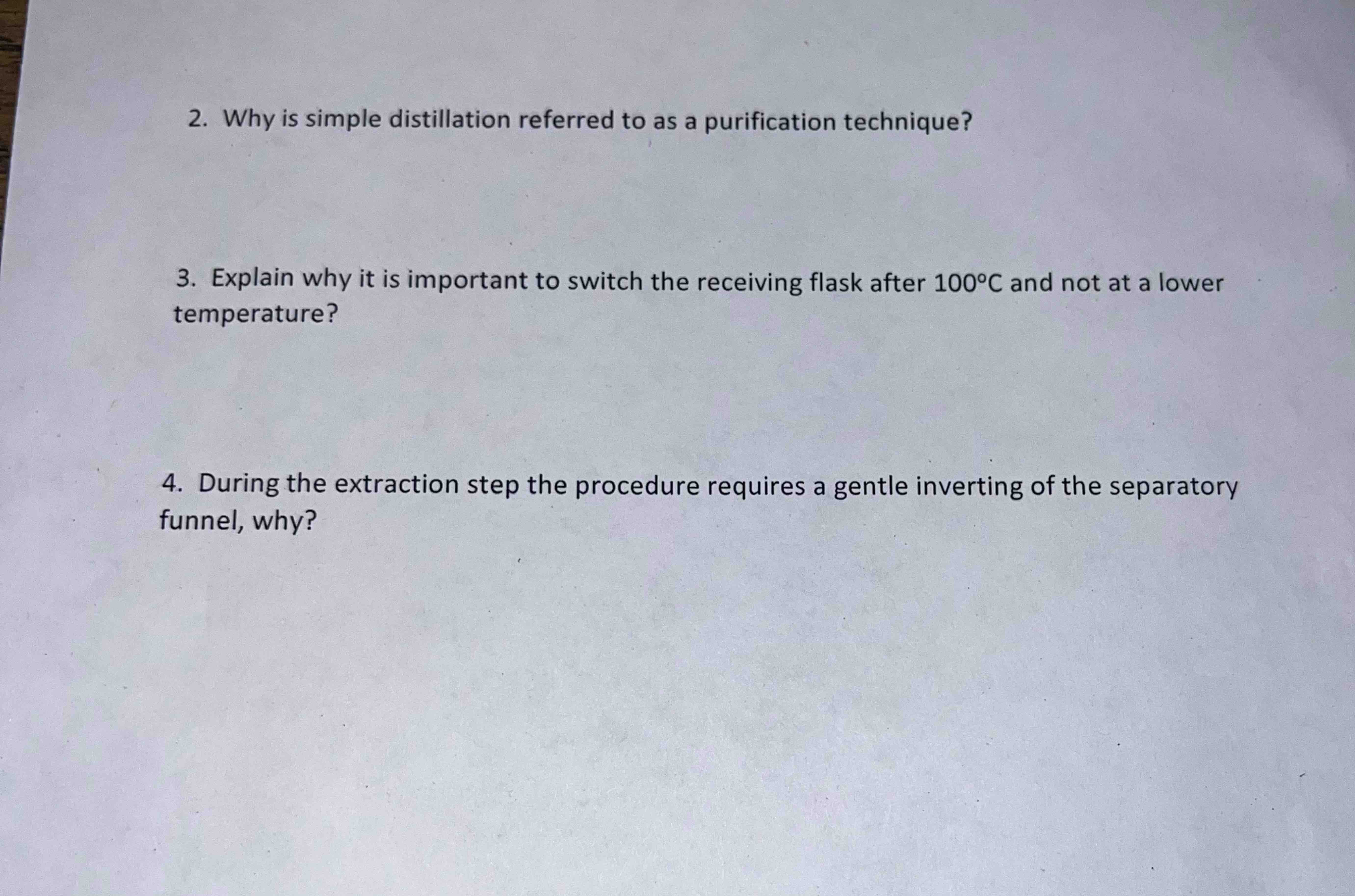 Solved Synthesis of Aniline ﻿Why is extraction considered a | Chegg.com