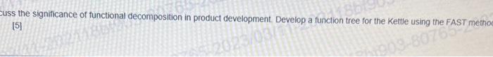 Solved the significance of functional decomposition in | Chegg.com